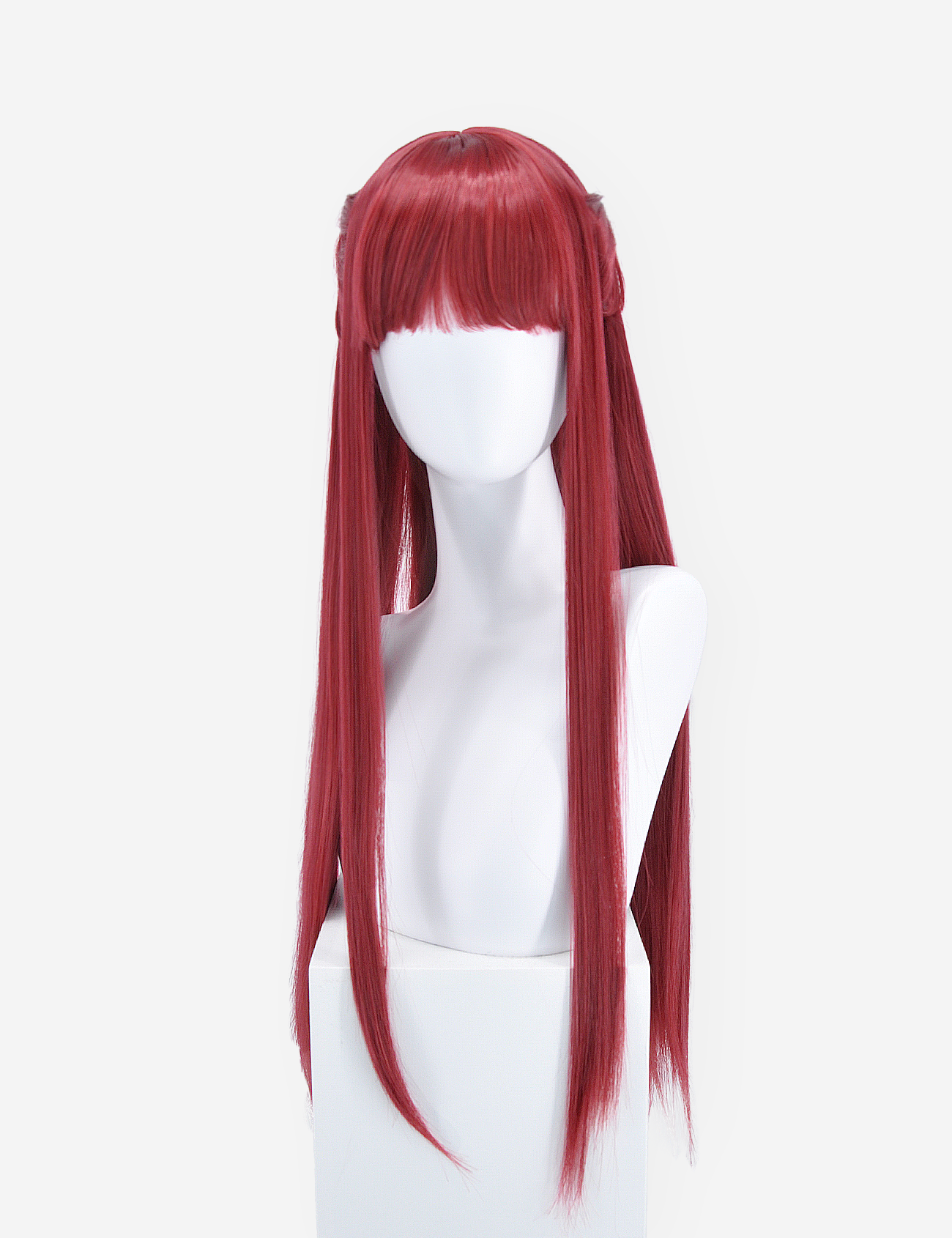 LONG RED WIG